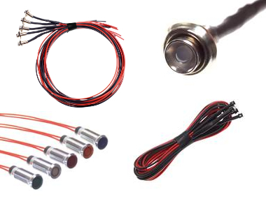Dioder med ledning innvendig 12v - Dioder.no